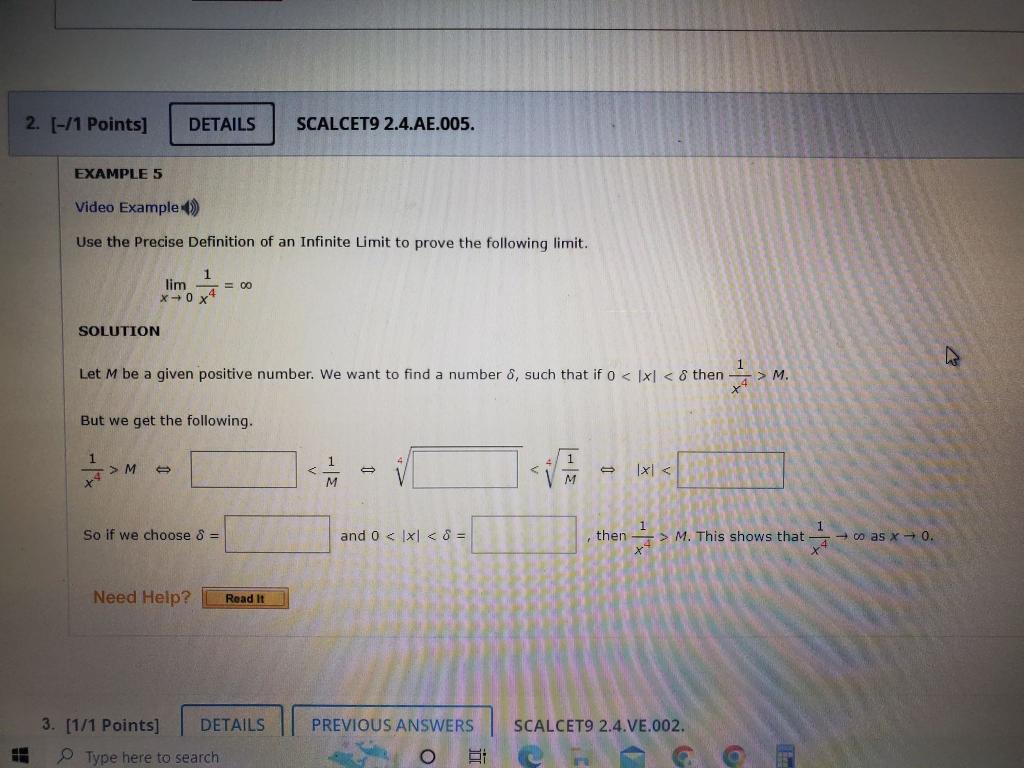 Solved 2. [-/1 Points] DETAILS SCALCET9 2.4.AE.005. EXAMPLE | Chegg.com