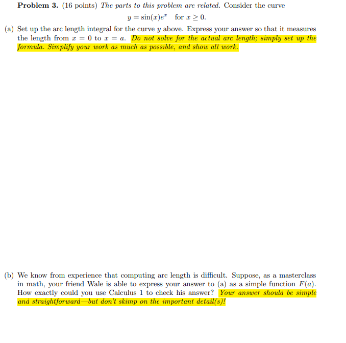 Solved Problem 3. (16 points) The parts to this problem are | Chegg.com Solved Problem 3. (16 points) The parts to this problem are | Chegg.com