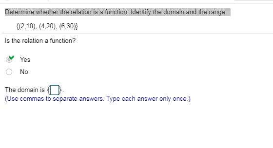 Solved Determine whether the relation is a function. | Chegg.com