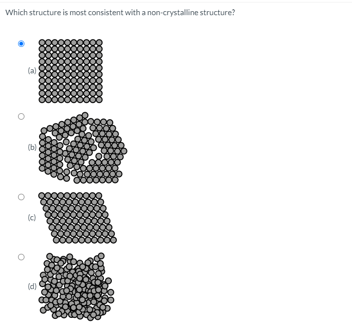 Solved Which structure is most consistent with a | Chegg.com