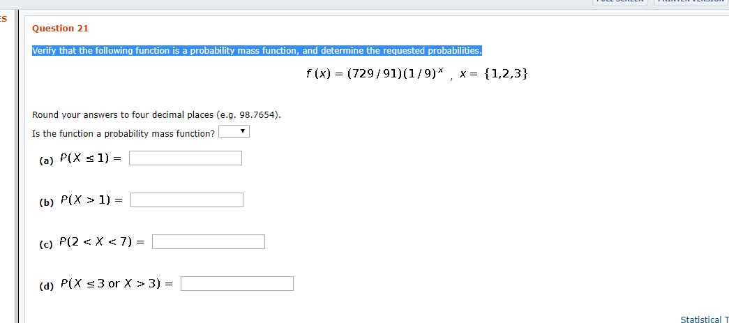 Solved NEXT FULL SCREEN PRINTER VERSION BACK RCES Question | Chegg.com