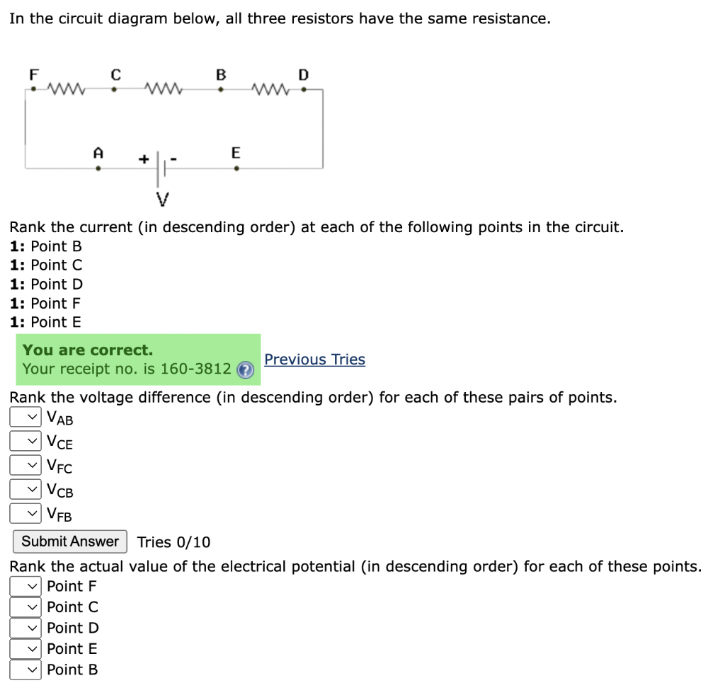 [Solved]: The drop down menu for both parts consist of 1,2,