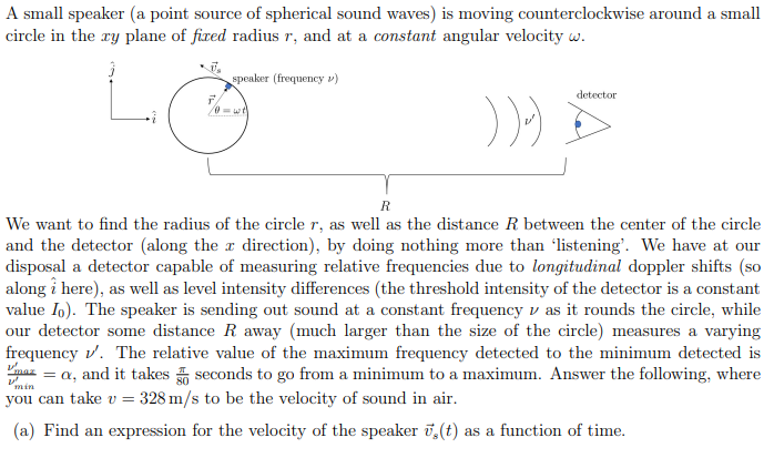 Solved A small speaker (a point source of spherical sound | Chegg.com
