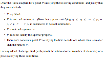 Solved Draw the Hasse diagram for a poset P satisfying the | Chegg.com