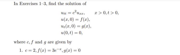 Solved In Exercises 1-3, find the solution of | Chegg.com