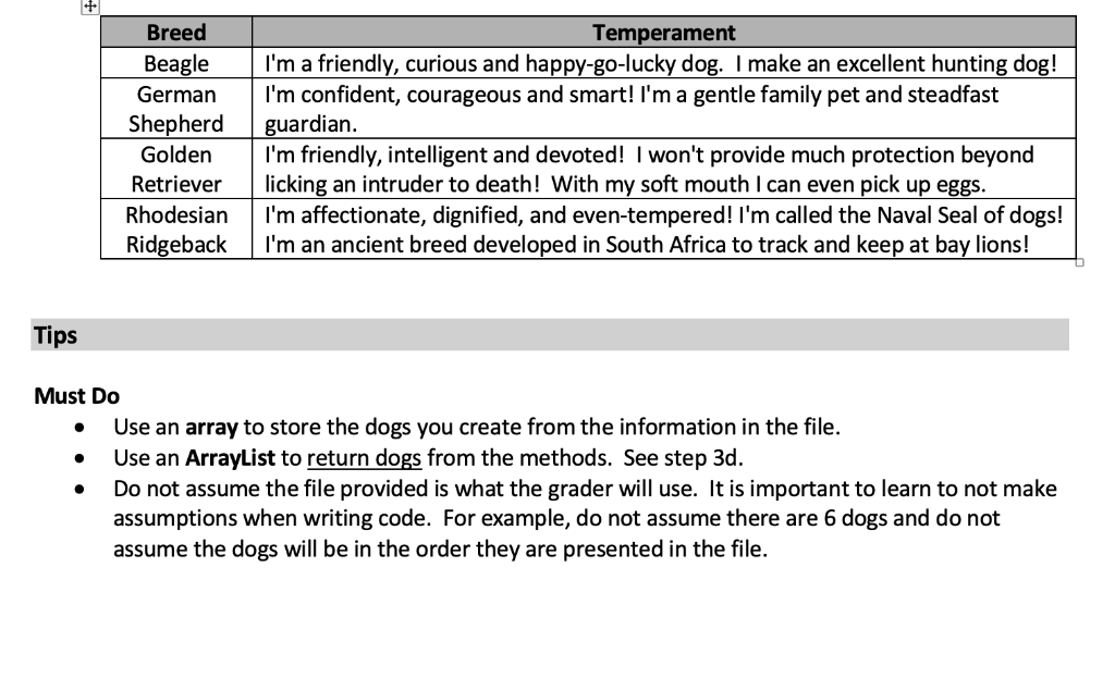 Solved 1. 2. Create a Java class called | Chegg.com