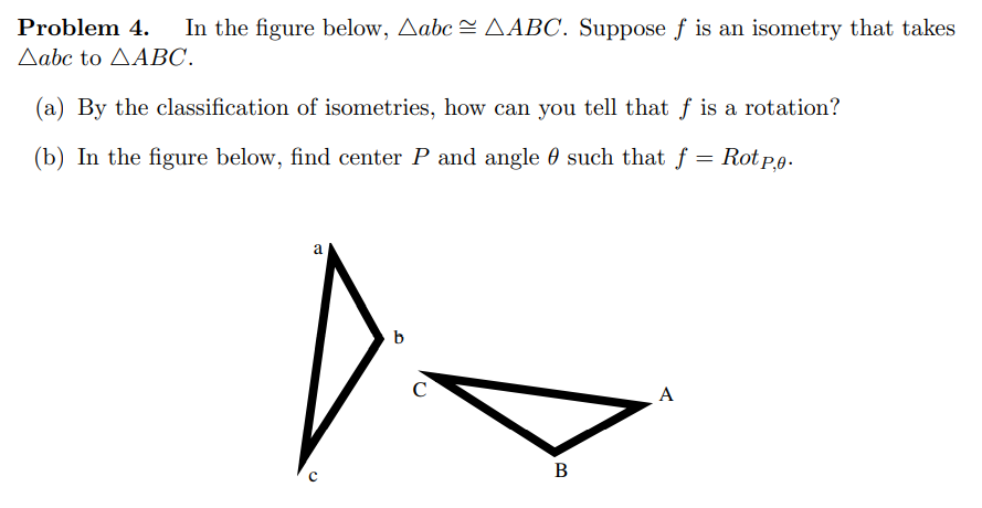 Problem 3. Classify the following non-identity | Chegg.com