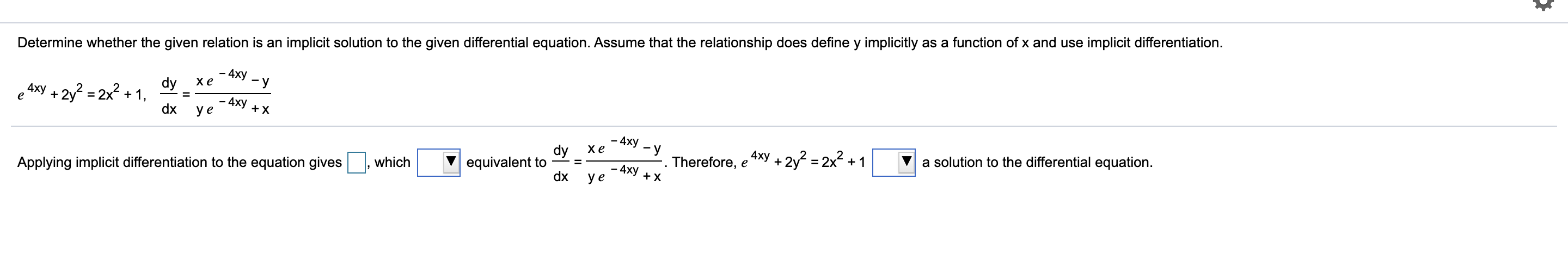 Solved B Determine Whether The Given Relation Is An Implicit 2238