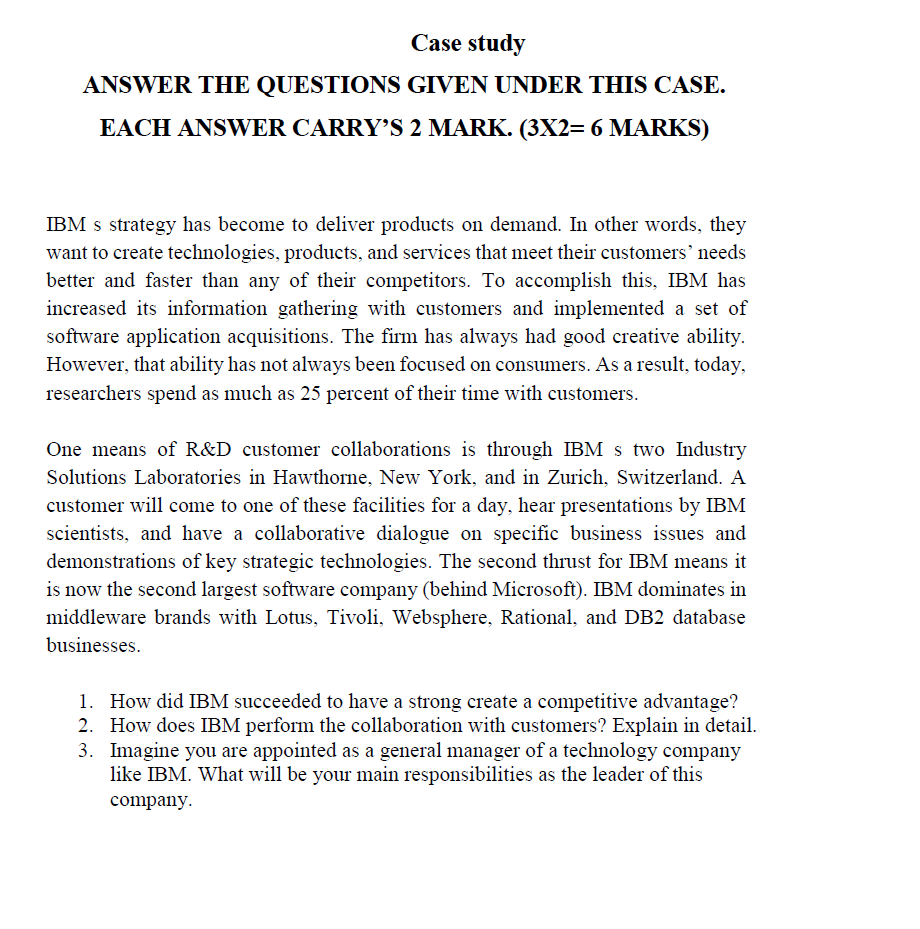 Solved Case study ANSWER THE QUESTIONS GIVEN UNDER THIS | Chegg.com