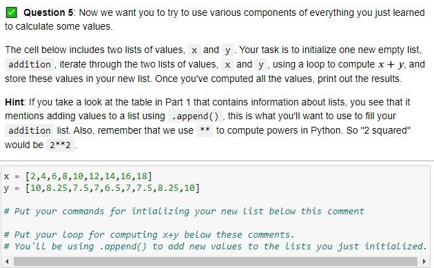 Solved Question 5: Now we want you to try to use various | Chegg.com