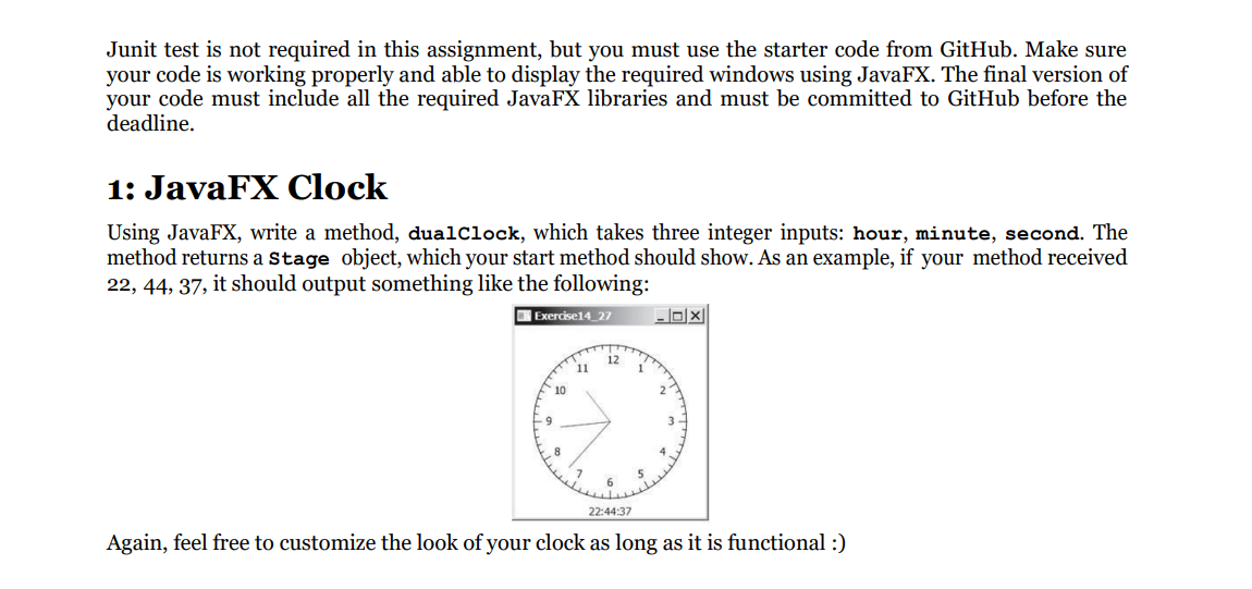 Solved Junit test is not required in this assignment, but | Chegg.com