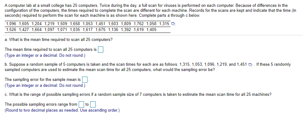 Solved A computer lab at a small college has 25 computers. | Chegg.com