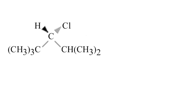Solved H (CH3)3C CI CH(CH3)2 | Chegg.com