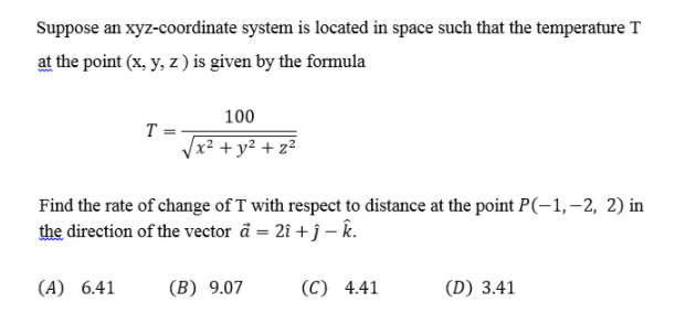 Solved Suppose an xyz-coordinate system is located in space | Chegg.com