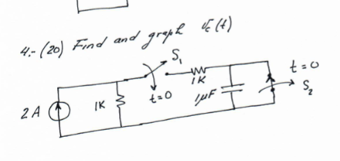 Solved /n-1 Find and graph vc(t) | Chegg.com