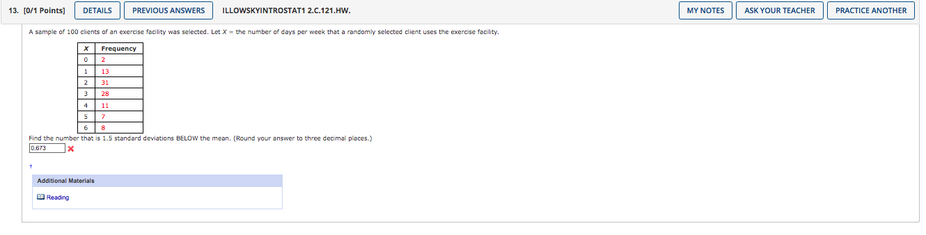 Solved Find the number that is 1.5 standard deviations BELOW | Chegg.com