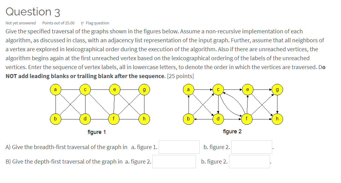Solved Points out of 25.00 Question 3 Not yet answered P | Chegg.com