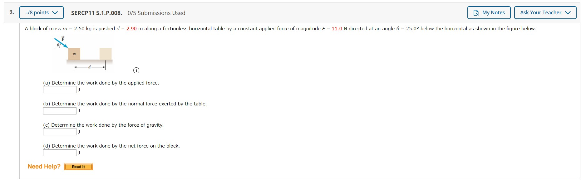 Solved 18 Points V Sercp11 5 1 P 008 0 5 Submissions Used