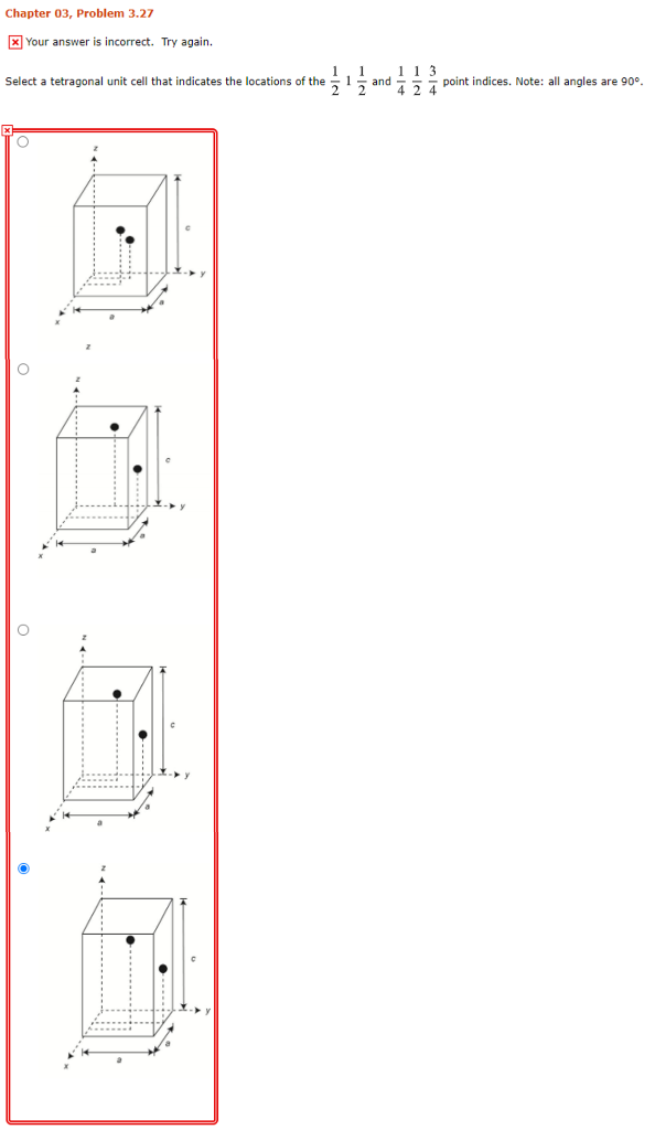 Solved Chapter 03, Problem 3.27 x Your answer incorrect. Try | Chegg.com