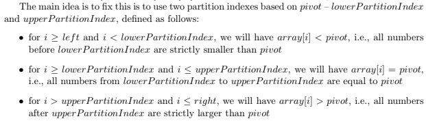 Solved The main idea is to fix this is to use two partition | Chegg.com