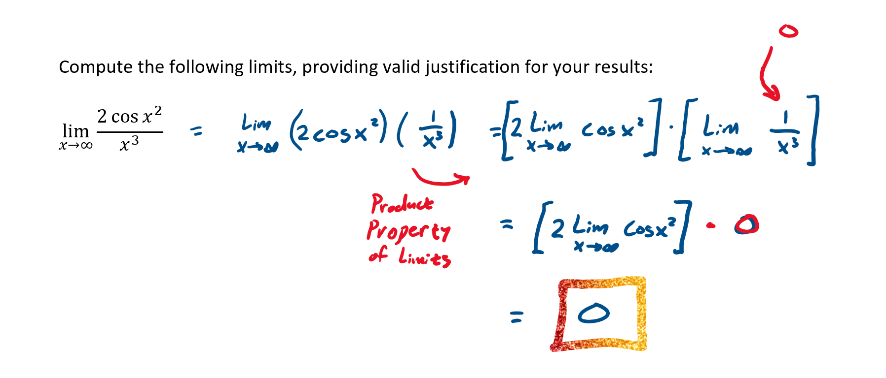 Solved Compute the following limit and show step by step, | Chegg.com