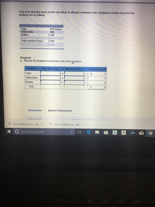 Solved Exercise 12-7 Allocating overheed costs among | Chegg.com