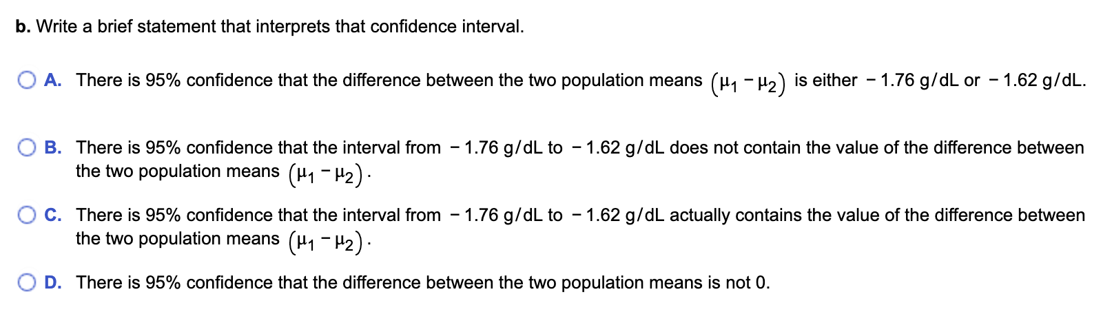 Solved Large samples of women and men are obtained, and the | Chegg.com