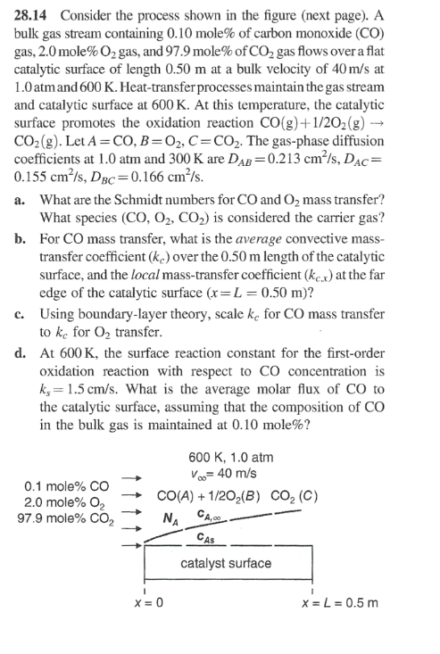 Solved bulk gas stream containing 0.10 mole % of carbon | Chegg.com