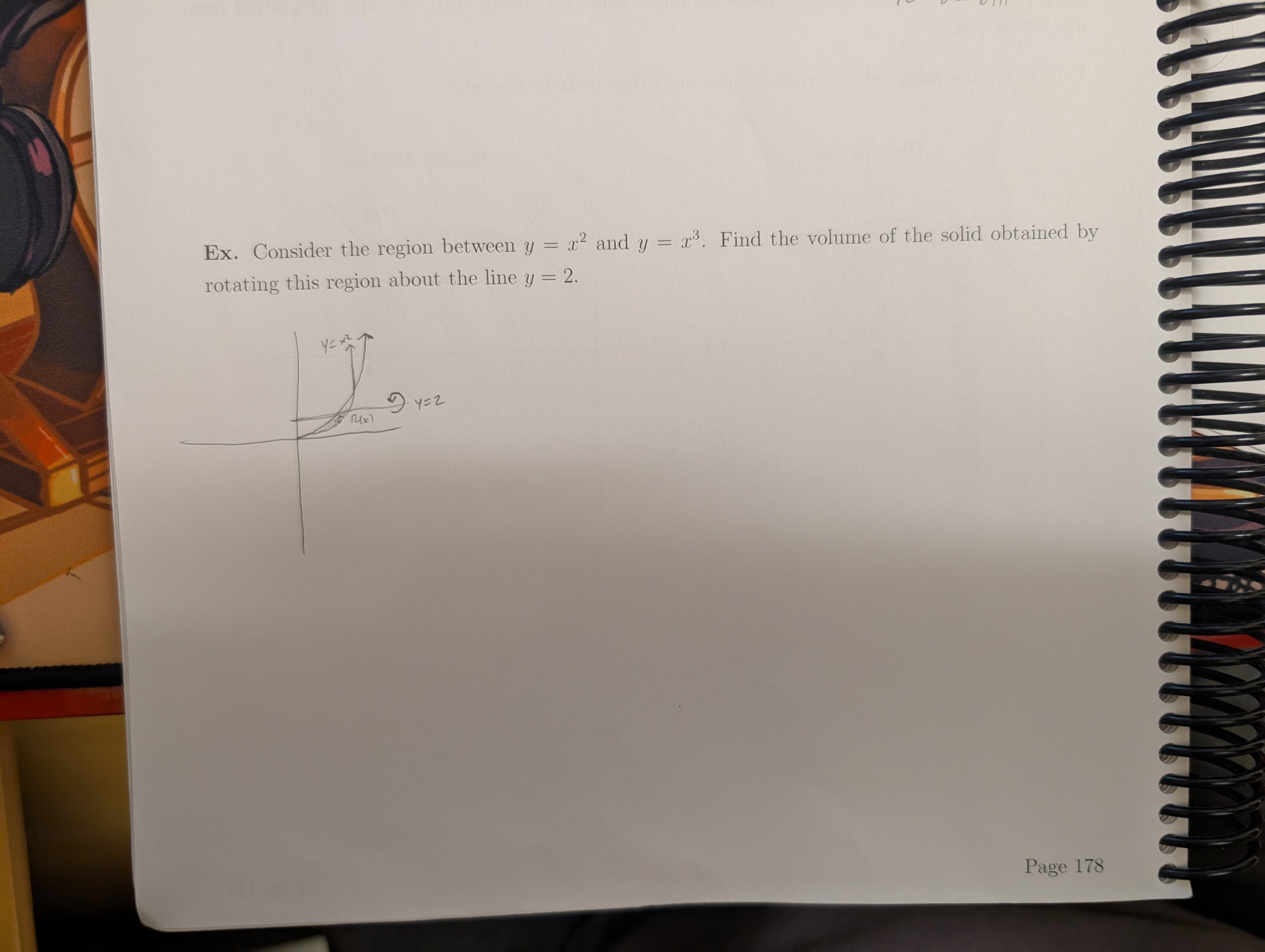Solved Ex. ﻿Consider the region between y=x2 ﻿and y=x3. | Chegg.com