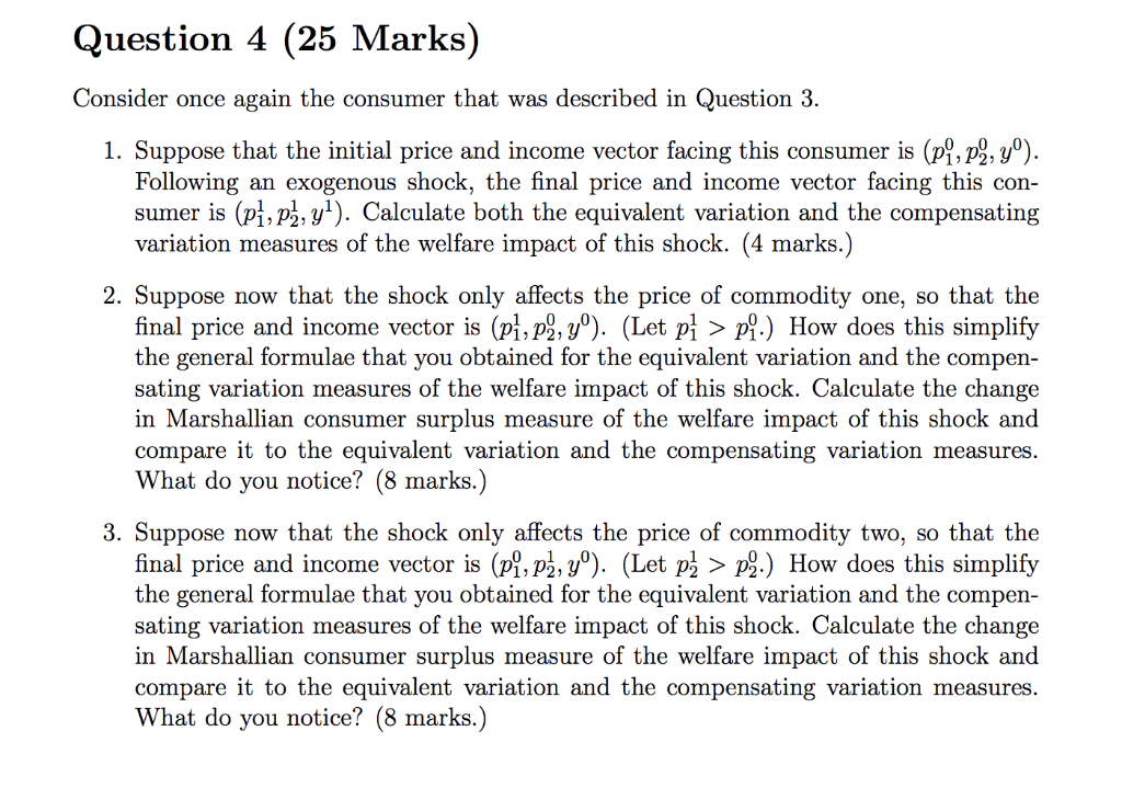 Solved Consider a consumer whose preferences over bundles of | Chegg.com