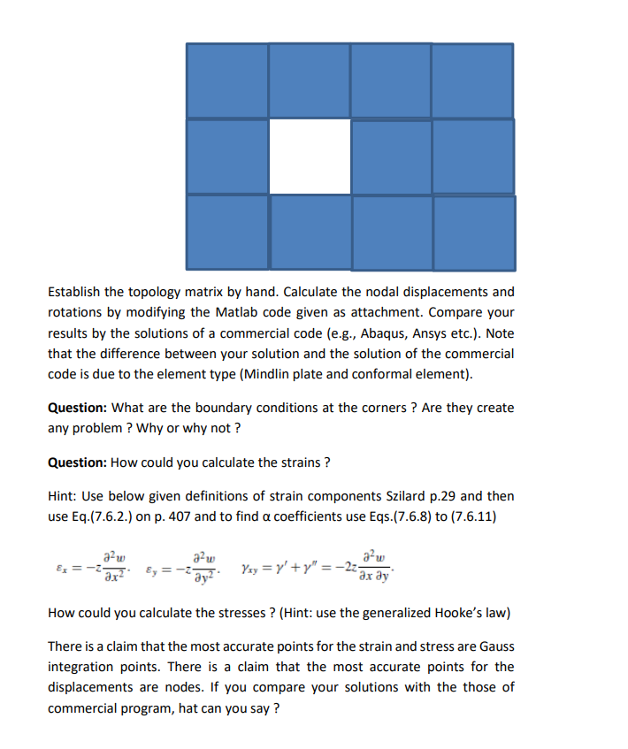 Solved Consider a plate whose "nonconformal" element | Chegg.com