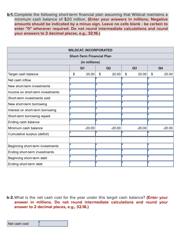Solved Wildcat, Incorporated, has estimated sales (in | Chegg.com