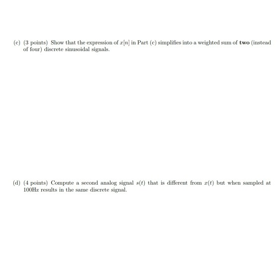 Solved 2. Problem 2 [Lost]. We have seen in class (also in | Chegg.com