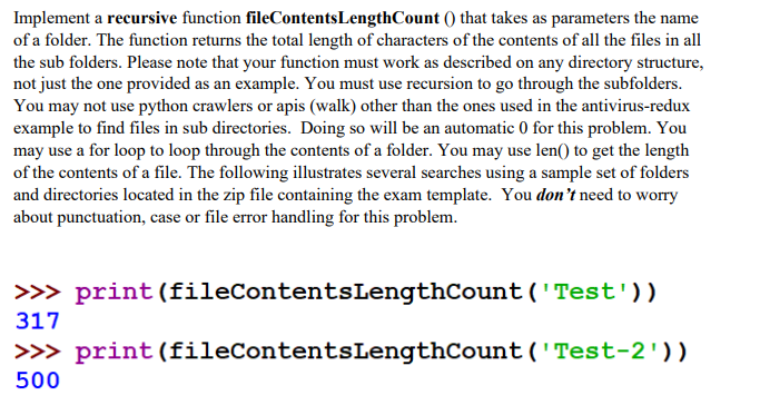 Solved Language Python Implement A Recursive Function 0125