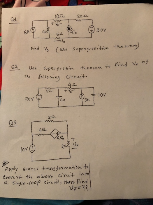 Solved resistor. Use Mesh analysis. Q4. F or the circuit in | Chegg.com