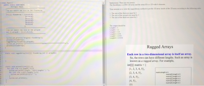Solved The sine of the thd nowb Leg 1234 eh613 Ragged Arrays | Chegg.com