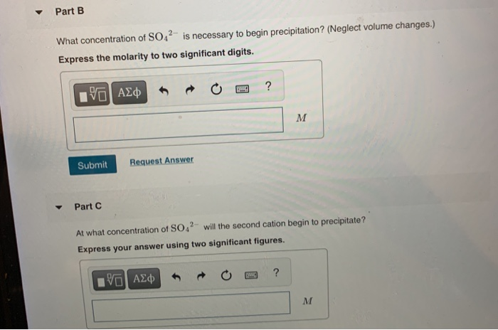 Solved A solution of Na2SO4 is added dropwise to a solution | Chegg.com