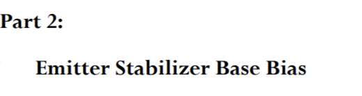 Solved Part 1: Fixed Base Bias and the value of Rc= 1. | Chegg.com