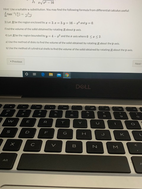 Solved Us V22 - 16 Hint: Use a suitable u substitution. You | Chegg.com