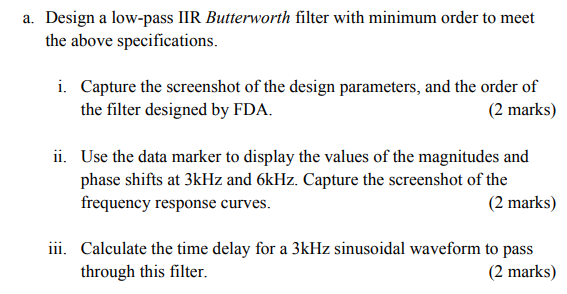 4. Design filters using Filter Design and Analysis | Chegg.com