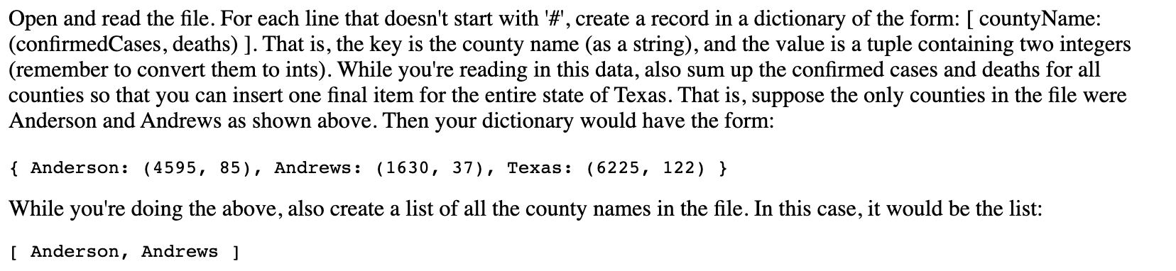 Solved Sample Behavior: > python3 Project3.py Welcome to the | Chegg.com