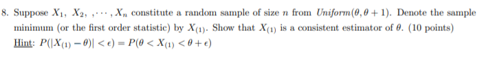 Solved Suppose X1, X2, , · · · , Xn constitute a random | Chegg.com