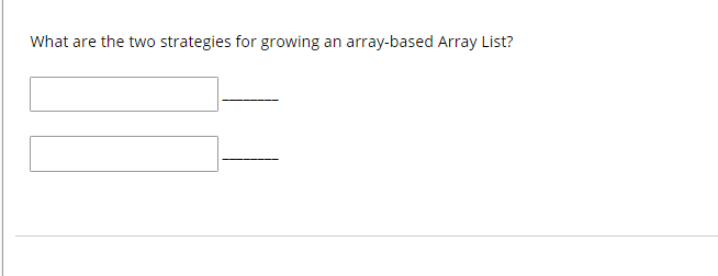 Solved What are the two strategies for growing an | Chegg.com