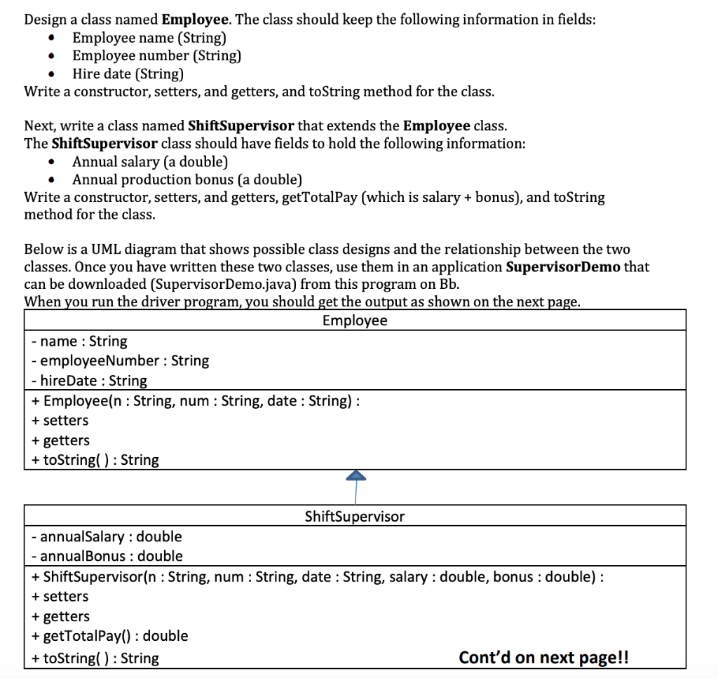 Solved Design a class named Employee. The class should keep | Chegg.com