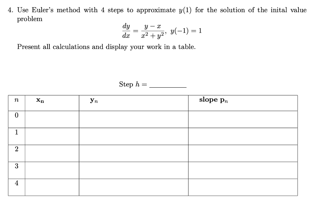 Solved I do not understand how to find 'h' when it's not | Chegg.com