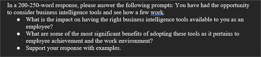 Solved In a 200-250-word response, please answer the | Chegg.com