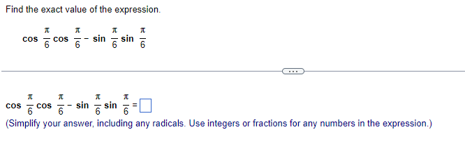 Solved Use identities to write the following expression as a | Chegg.com