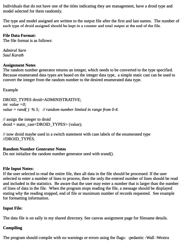 Solved Purpose: Become familiar with basic C++ syntax, | Chegg.com