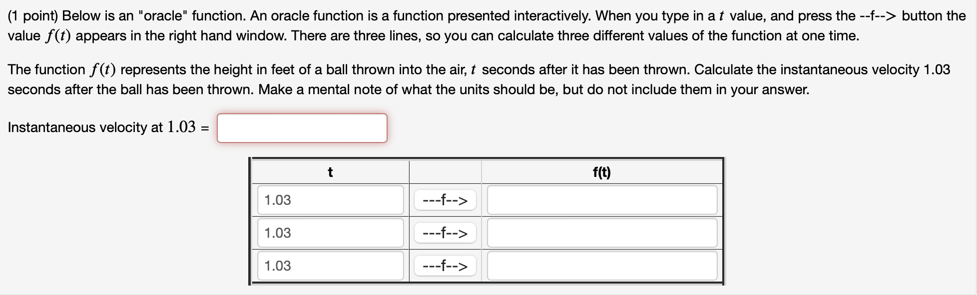 Solved 1 Point Below Is An Oracle Function An Oracle 3459