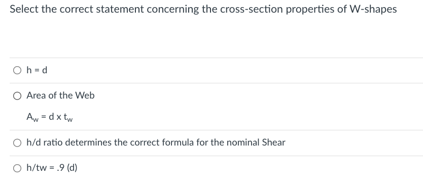 Solved Select the correct statement concerning the | Chegg.com
